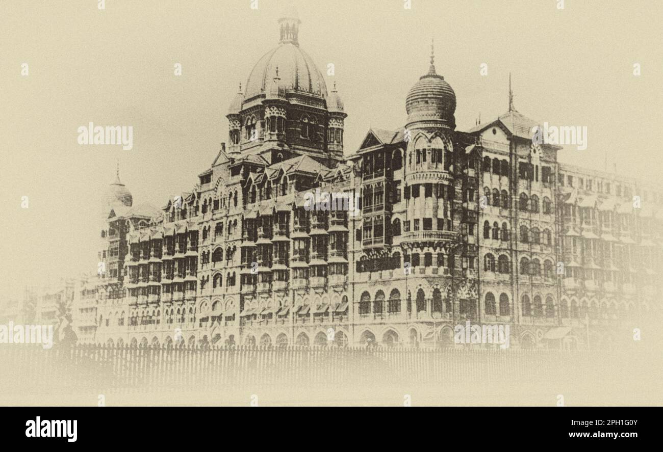 Vecchie fotografie del taj mahal palace hotel mumbai immagini e ...