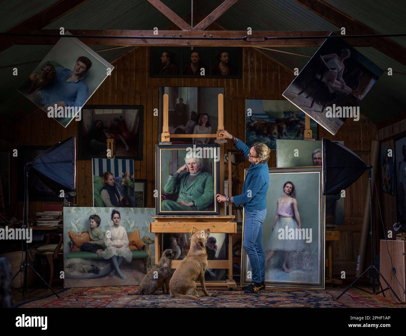 Artist on Artist ritrattista Frances Bell ha raggiunto la finale di uno ...