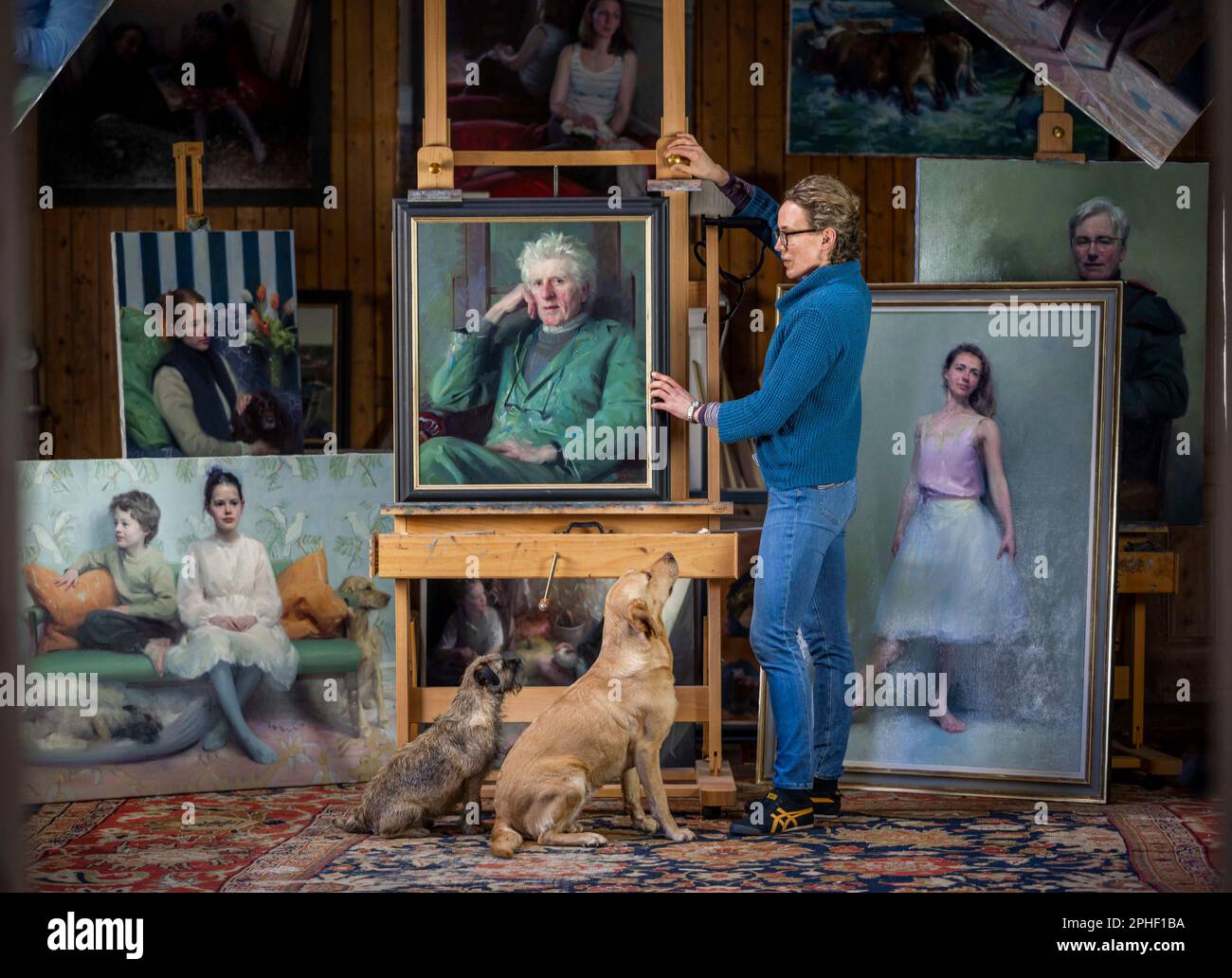 Artist on Artist ritrattista Frances Bell ha raggiunto la finale di uno ...