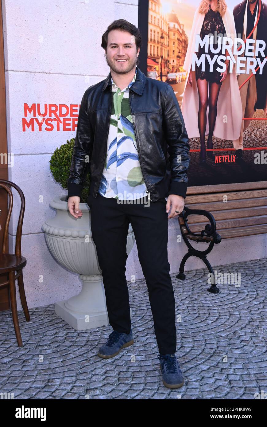 Westwood, California. 28 marzo 2023, Andrew Trischitta arriva alla ...