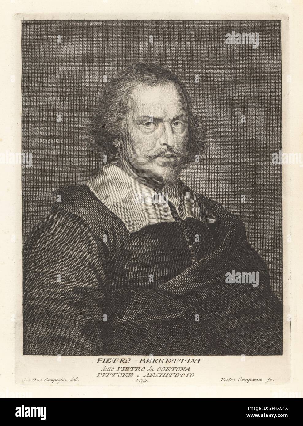 Pietro da Cortona, pittore e architetto barocco italiano, detto Pietro ...