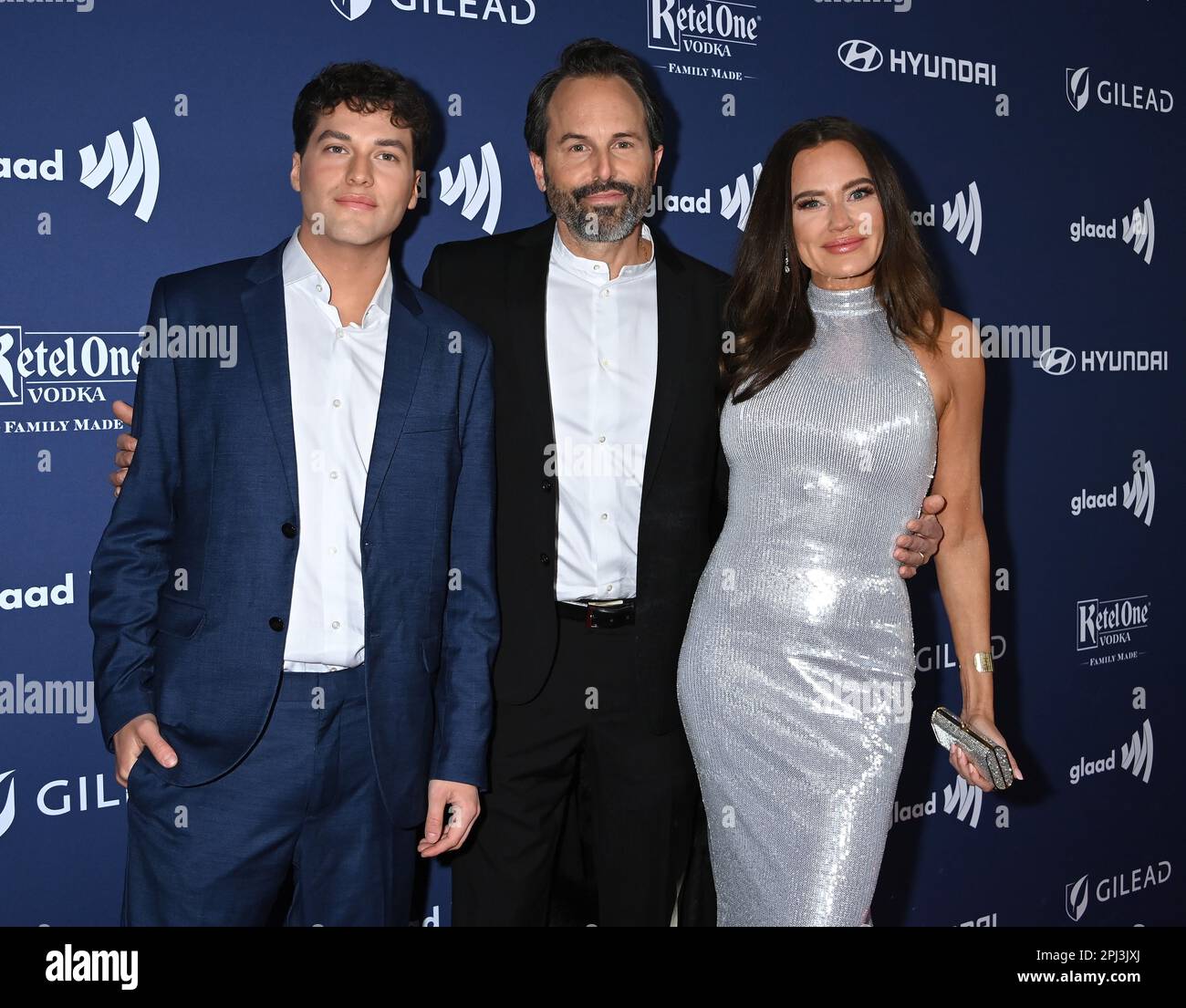 Beverly Hills, California. 30/03/2023, Brooks Marks, Seth Marks e ... Beverly Hills, California. 30/03/2023, Brooks Marks, Seth Marks e ...