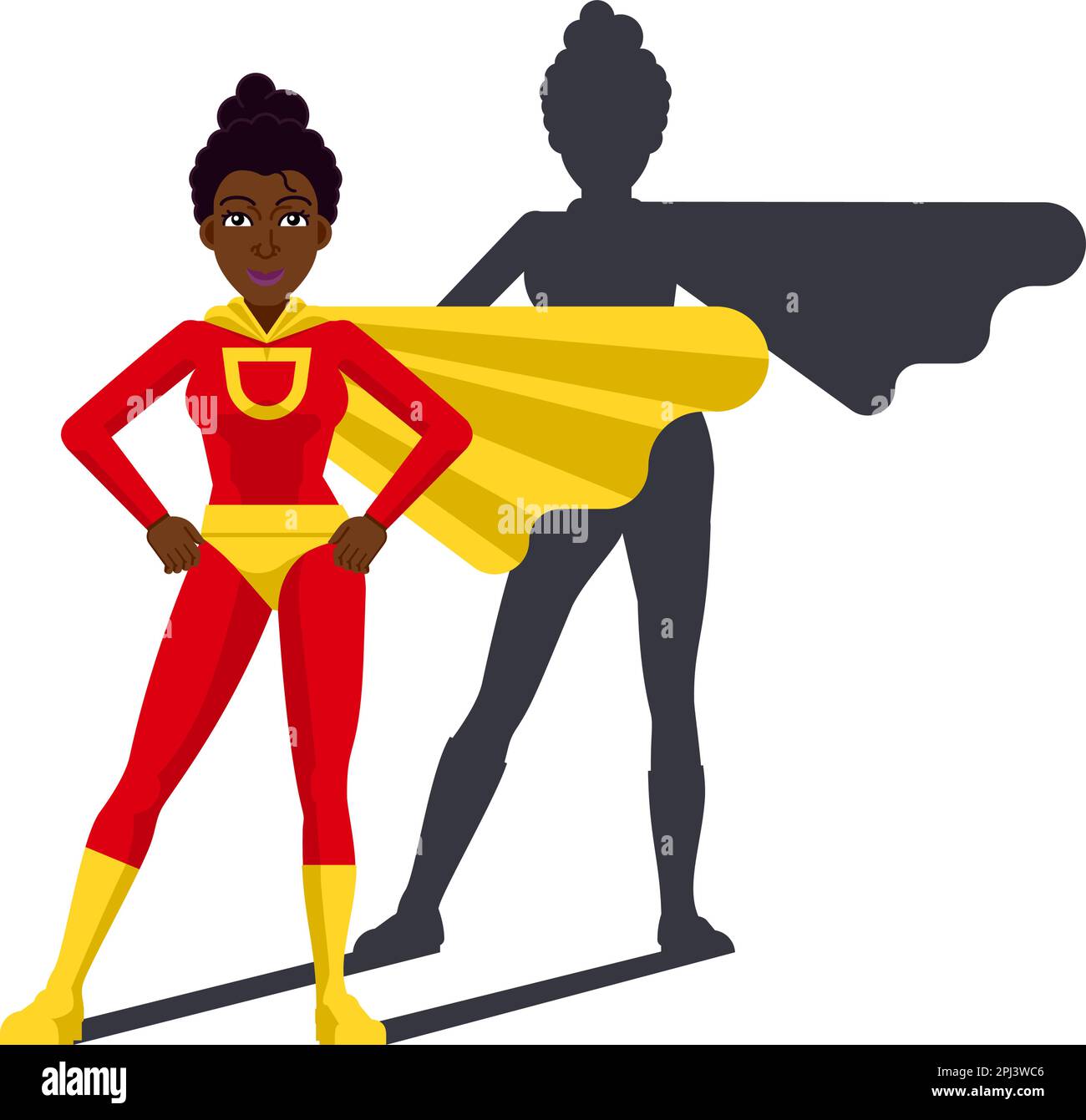 Superwoman cartoon Immagini senza sfondo e Foto Stock ritagliate - Alamy