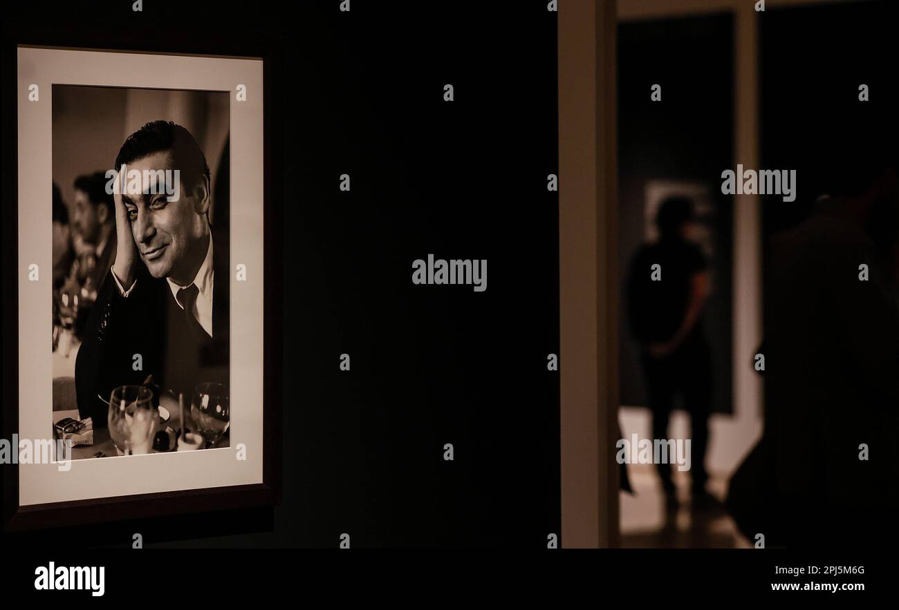 A work from the Robert Capa exhibition, 'Retrospective,' at the Palacio ...