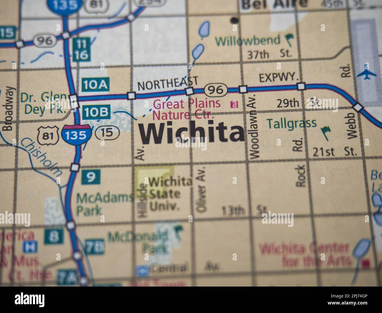 Mappa di wichita immagini e fotografie stock ad alta risoluzione - Alamy