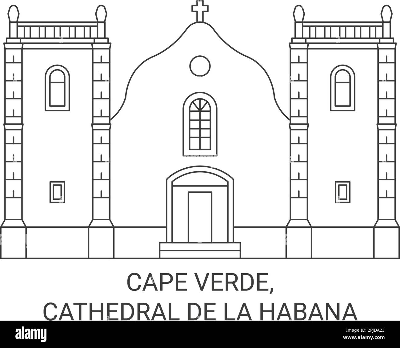 La cattedrale di santa maria de la Immagini Vettoriali Stock - Alamy