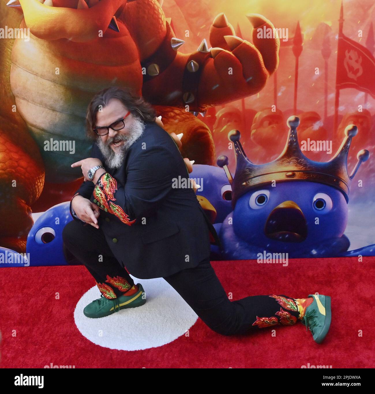 Los Angeles, Stati Uniti. 01st Apr, 2023. Il membro del cast Jack Black ...