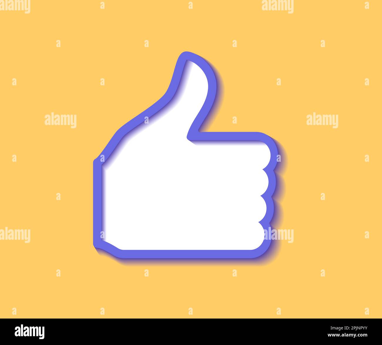 Icona mi piace. Mano con i pollici simbolo su. 3d icona di rendering ...