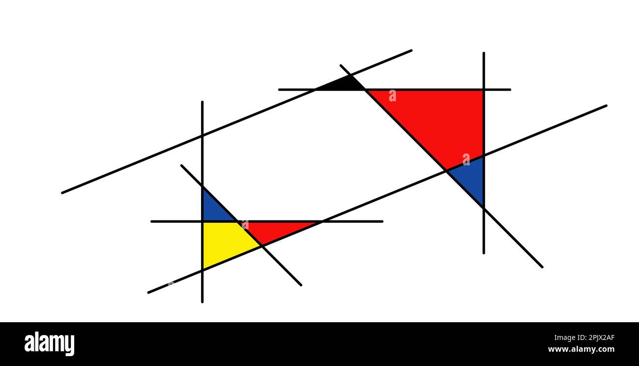 Piet mondrian Immagini senza sfondo e Foto Stock ritagliate - Alamy