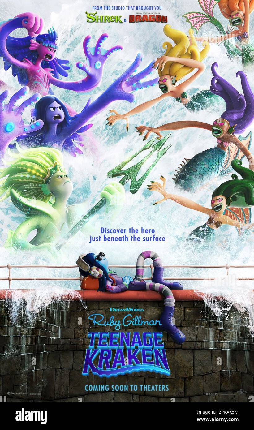 RUBY GILLMAN, TEENAGE KRAKEN, US Advance poster, Ruby Gillman (davanti ...