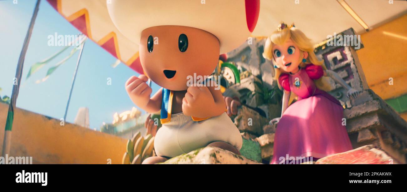 IL SUPER MARIO BROS. FILM, da sinistra: Toad (voce: Keegan-Michael Key ...