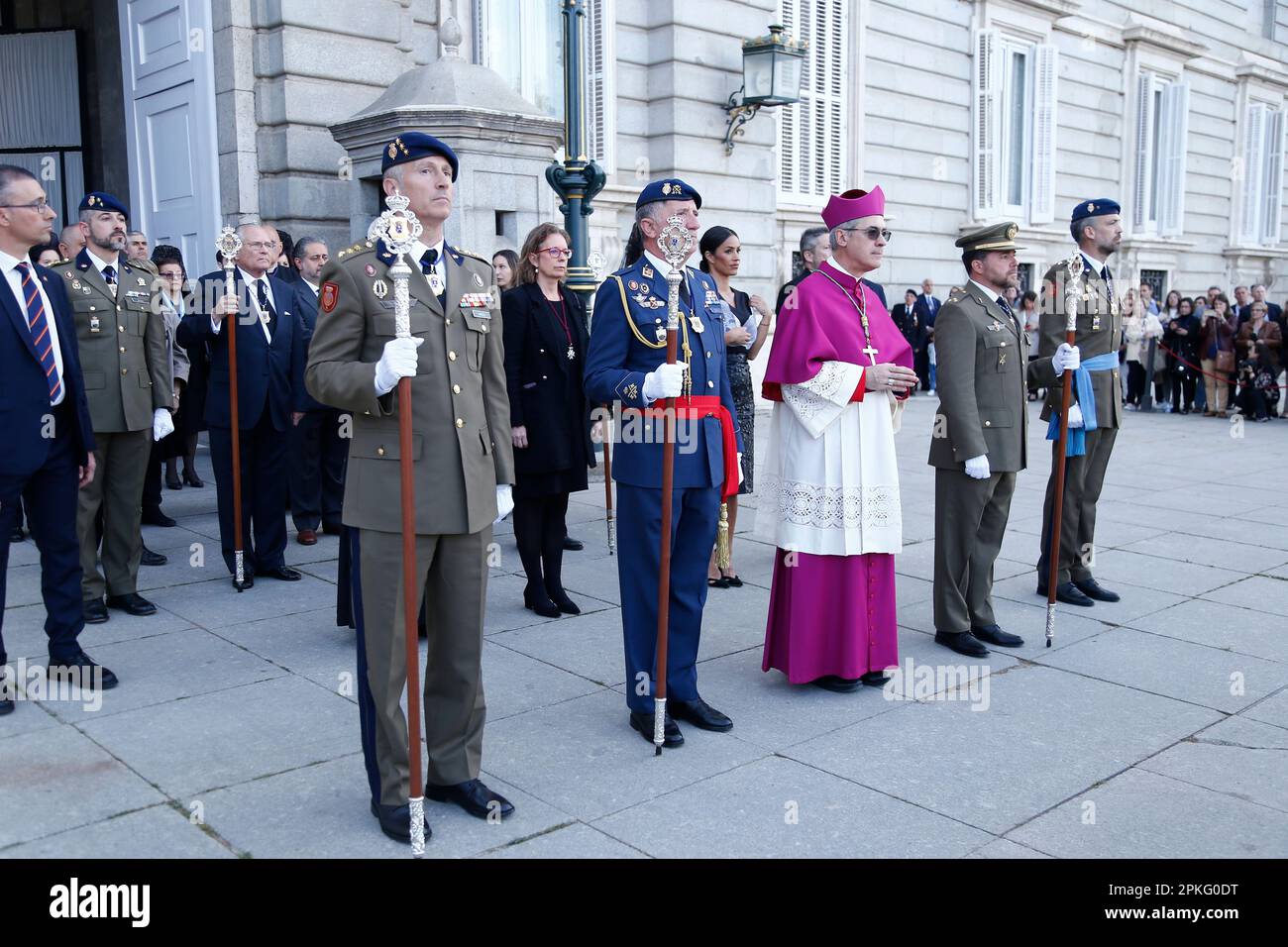 Procession of Christ of the Halberdiers on Good Friday in Madrid, April ...