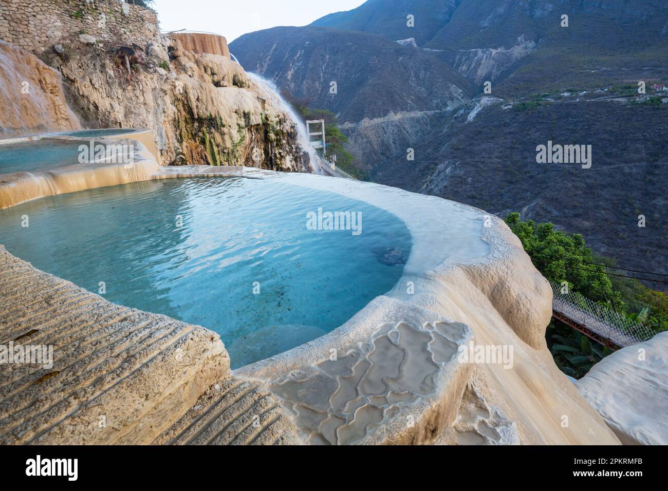 Piscine termali insolite Las Grutas De Tolantongo in Messico Foto stock ...