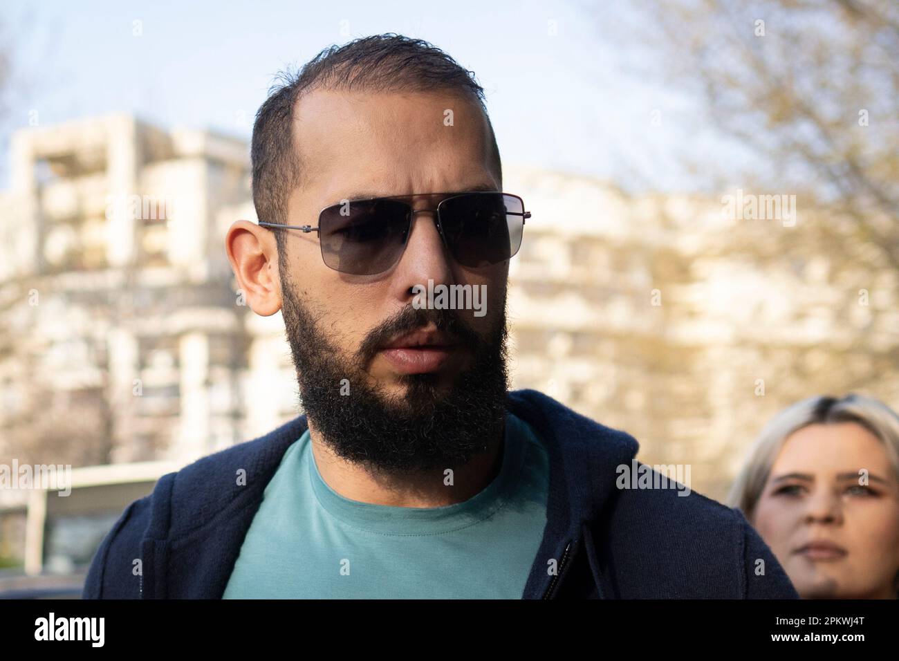 Andrew Tate and his brother Tristan arrive outside the Directorate for ...