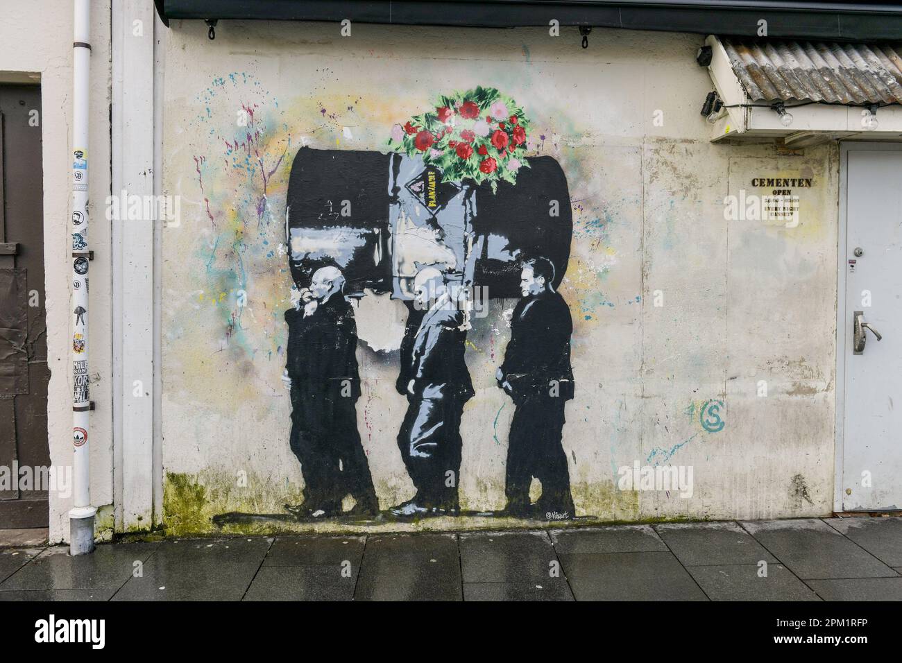 Stencil graffiti street art immagini e fotografie stock ad alta ...