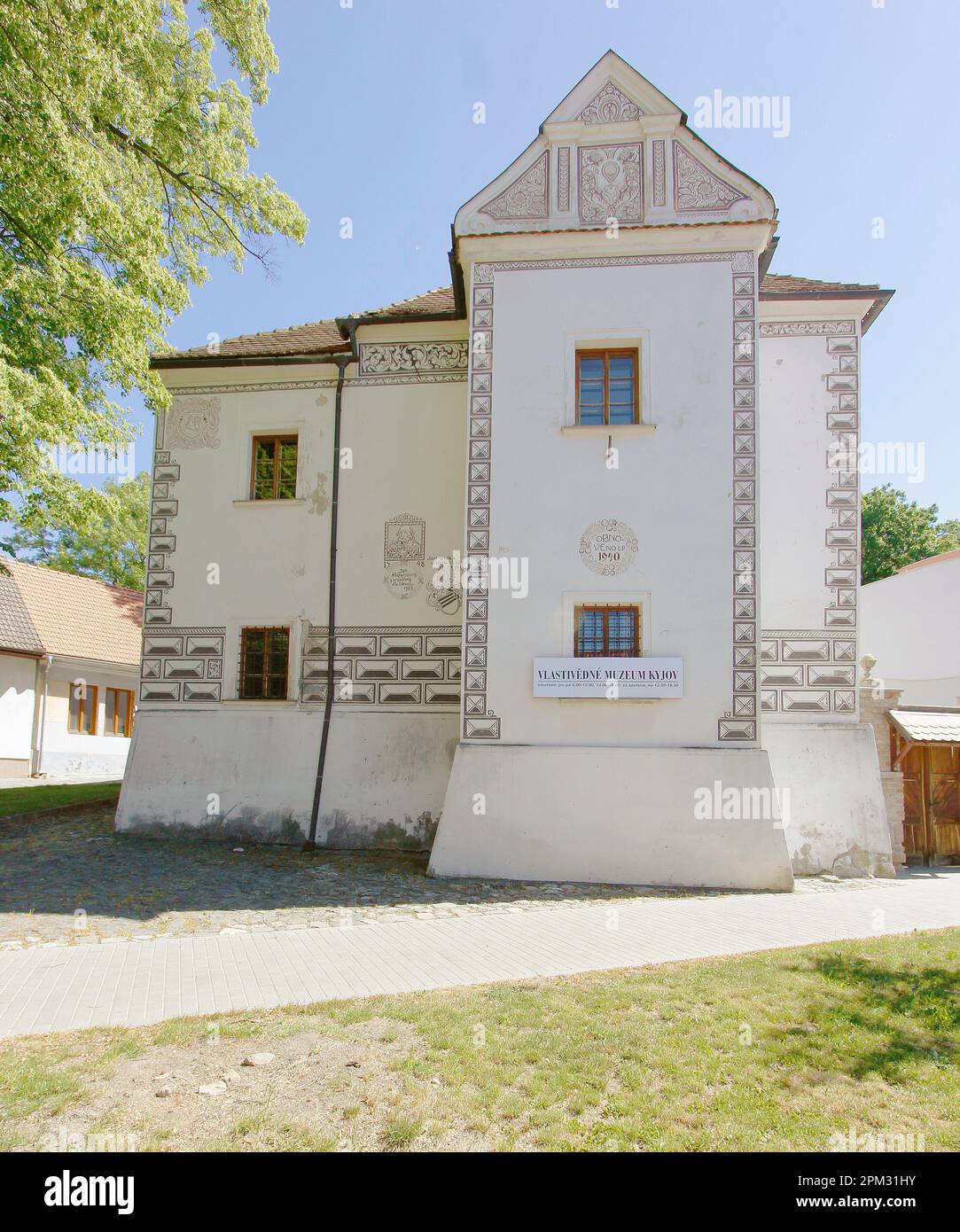 Il castello rinascimentale a Kyjov è stato costruito nel 16th ° secolo ...