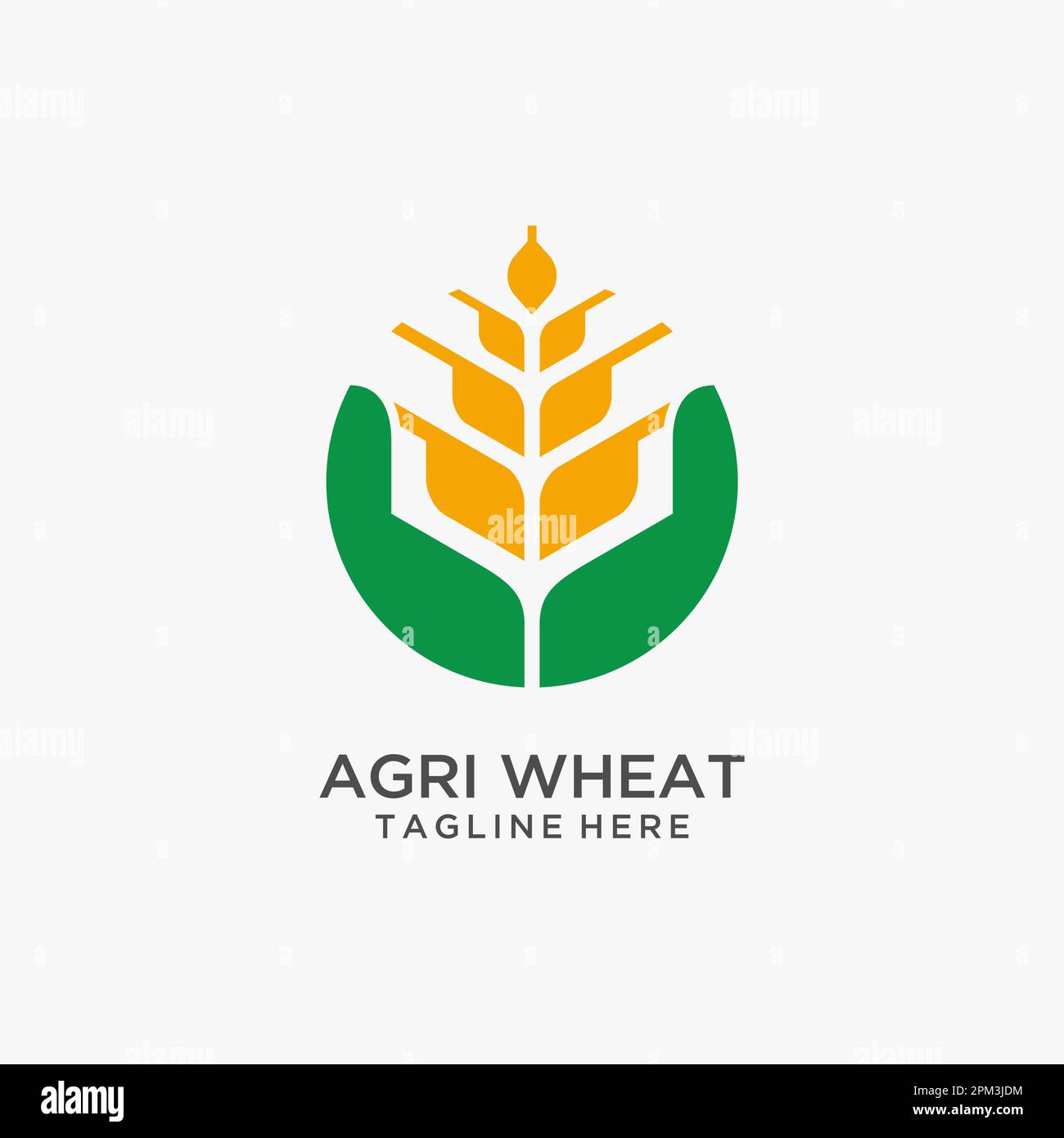 Disegno del logo del grano Immagini Vettoriali Stock - Alamy