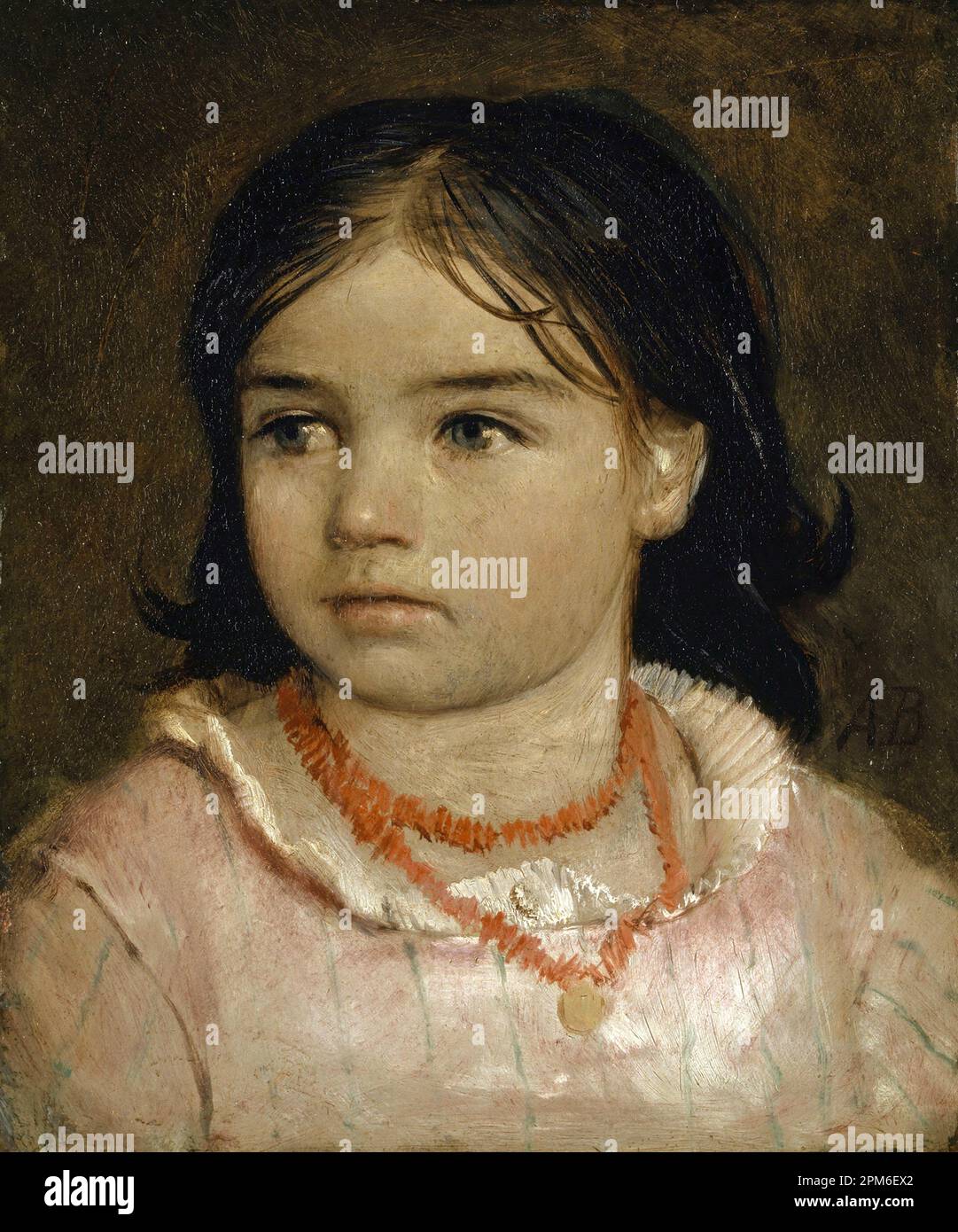 Ritratto di Lucia Böcklin, figlia dell’artista (1864) dipinto dal ...