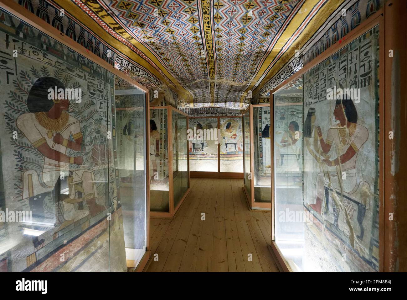 Egitto, Alto Egitto, Valle del Nilo, dintorni di Luxor, la necropoli di ...