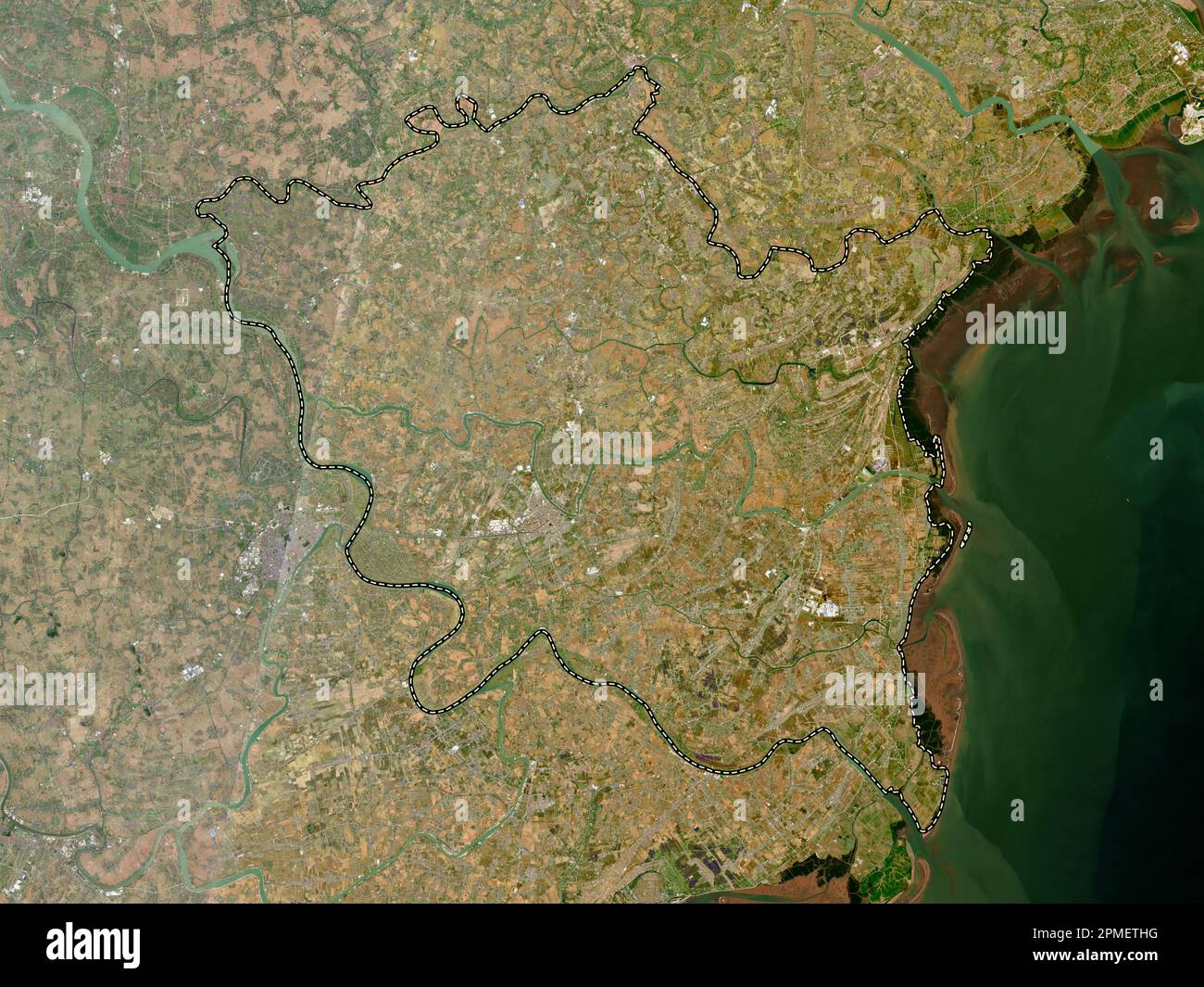 Vietnam map satellite geography immagini e fotografie stock ad alta risoluzione - Alamy