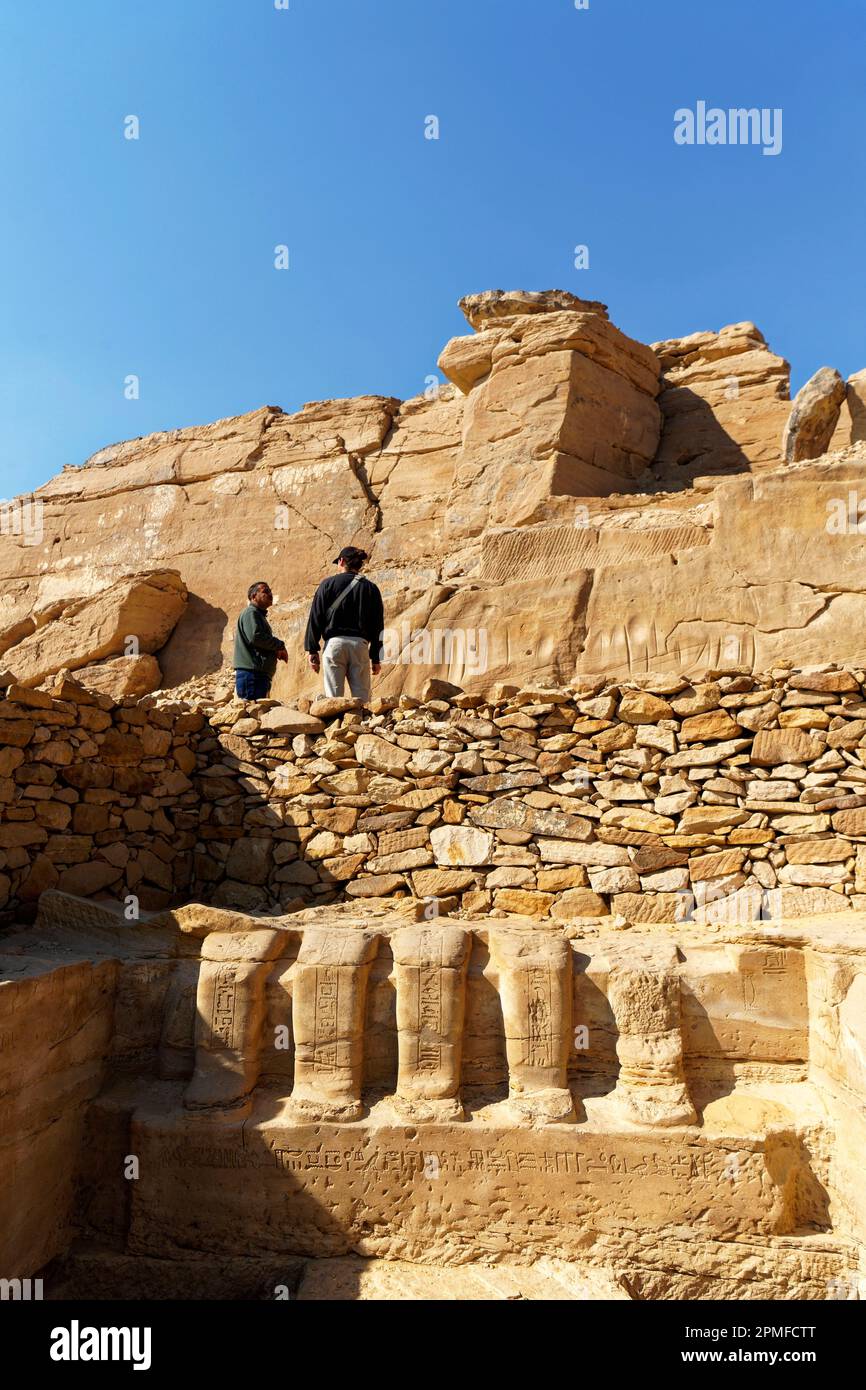 Egitto, Alto Egitto, valle del Nilo, Gebel Silsileh (Jebel Silsilah ...