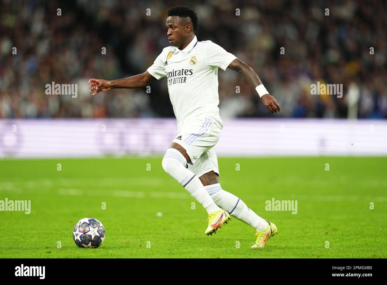 Vinicius Jr del Real Madrid durante la partita della UEFA Champions ...