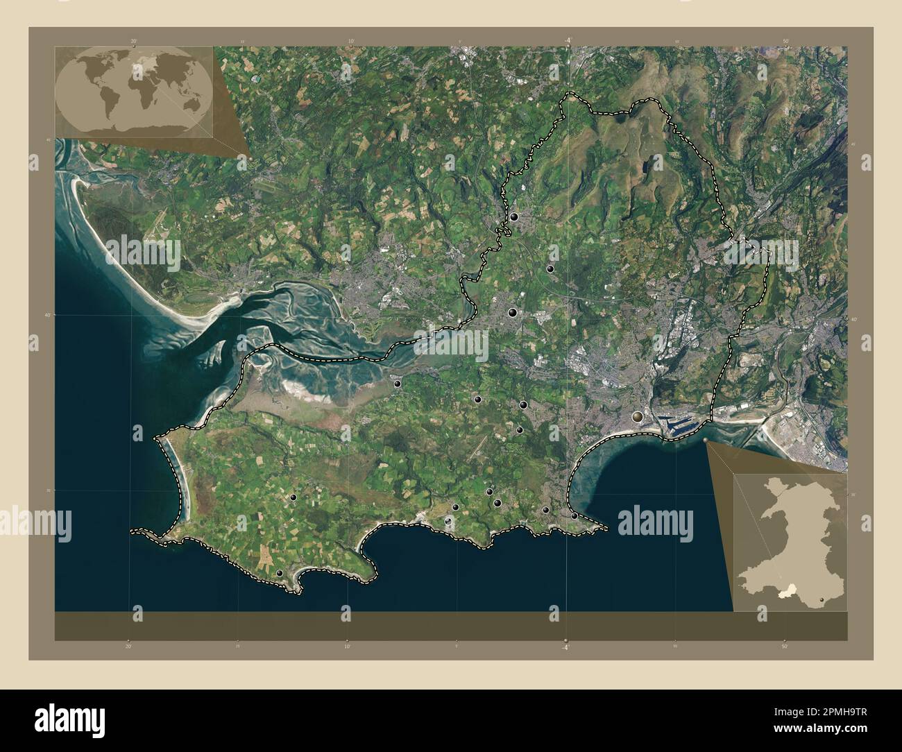 Mappa di gorseinon immagini e fotografie stock ad alta risoluzione - Alamy