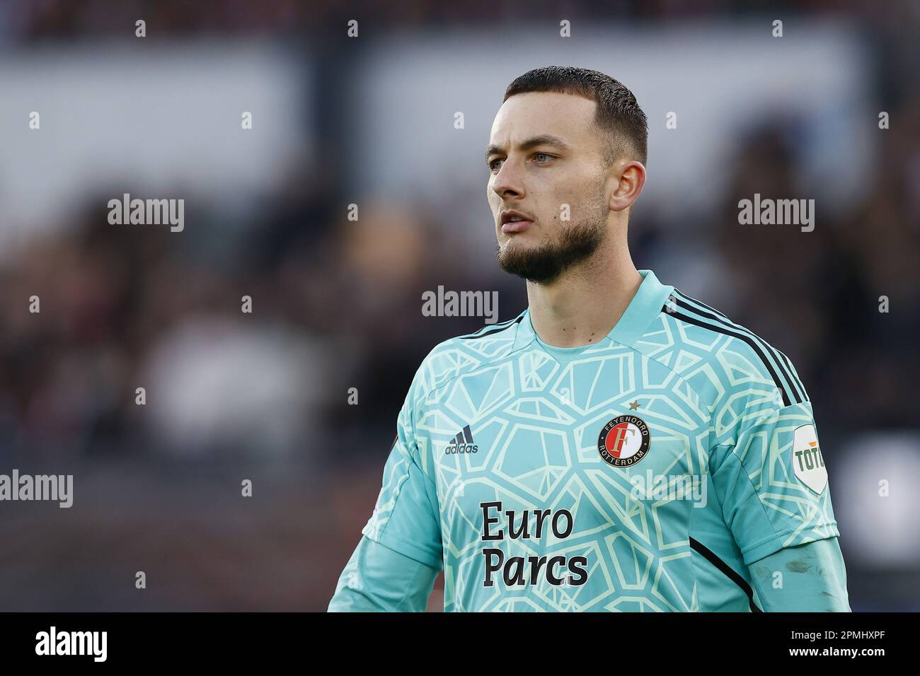 ROTTERDAM - portiere del Feyenoord Justin Bijlow durante la partita di ...