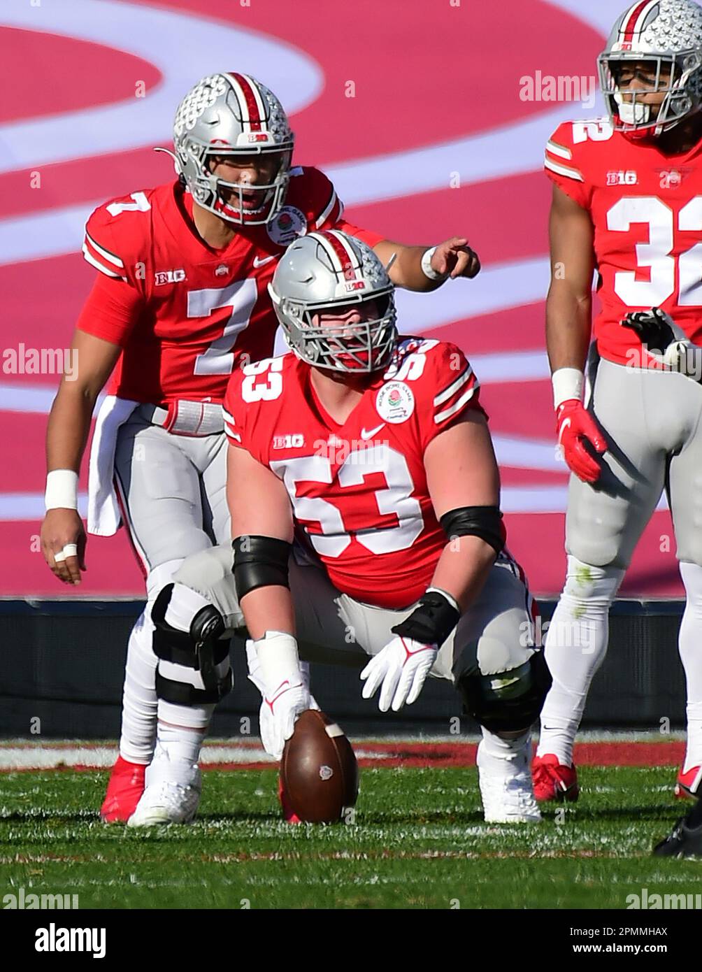 (FILE PHOTOS).ex Ohio state buckeye Center (53) Luke Wypler è ...