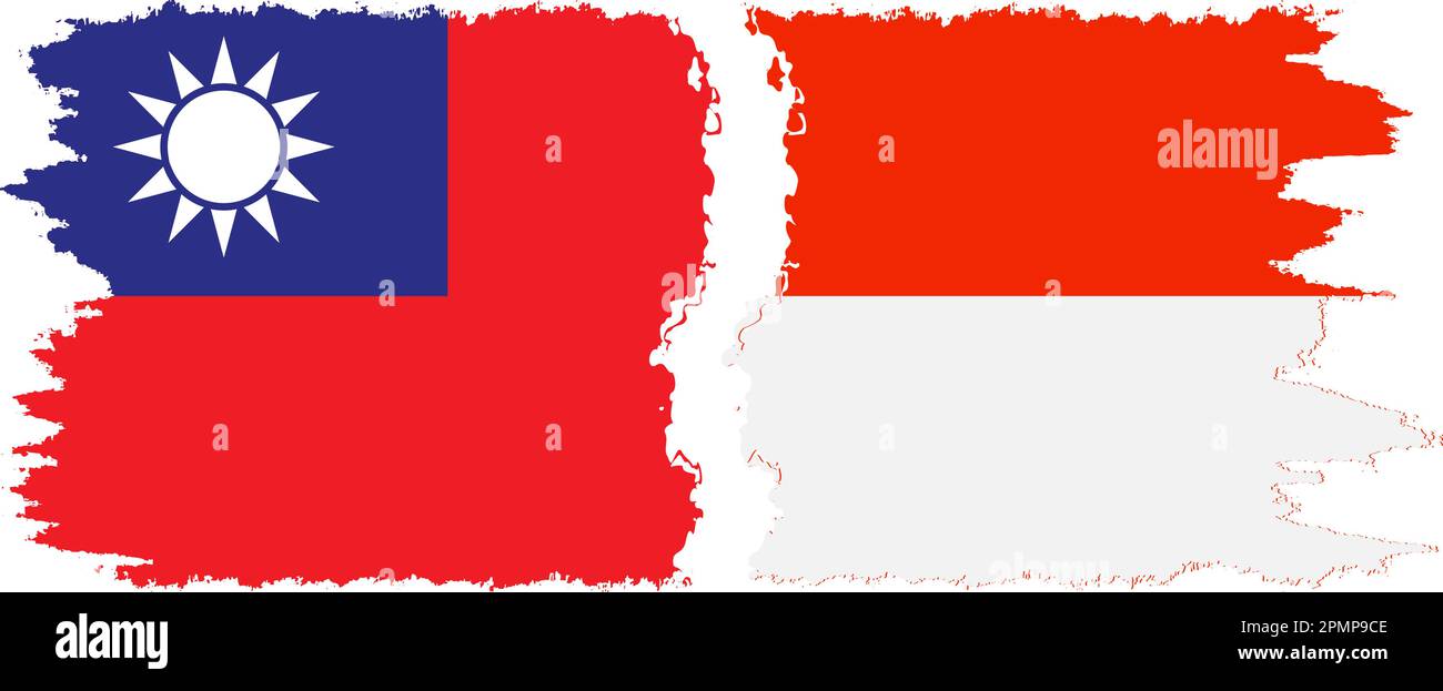 Bandiera indonesiana taiwan immagini e fotografie stock ad alta ...
