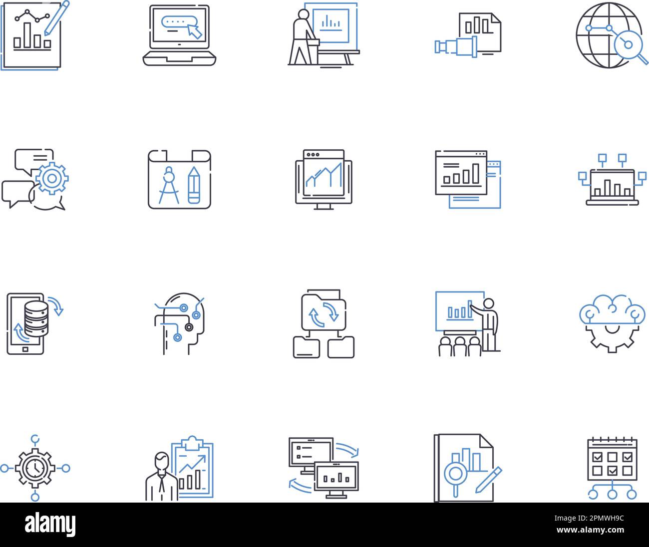 Icone struttura delimita la raccolta di icone. Icone, struttura ...