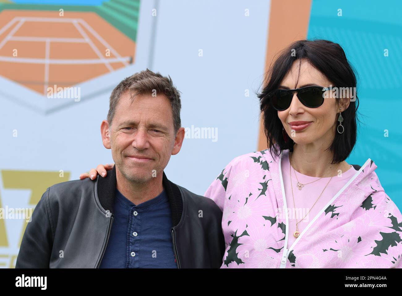 Giornalista e moglie geraldine maillet immagini e fotografie stock ad ...