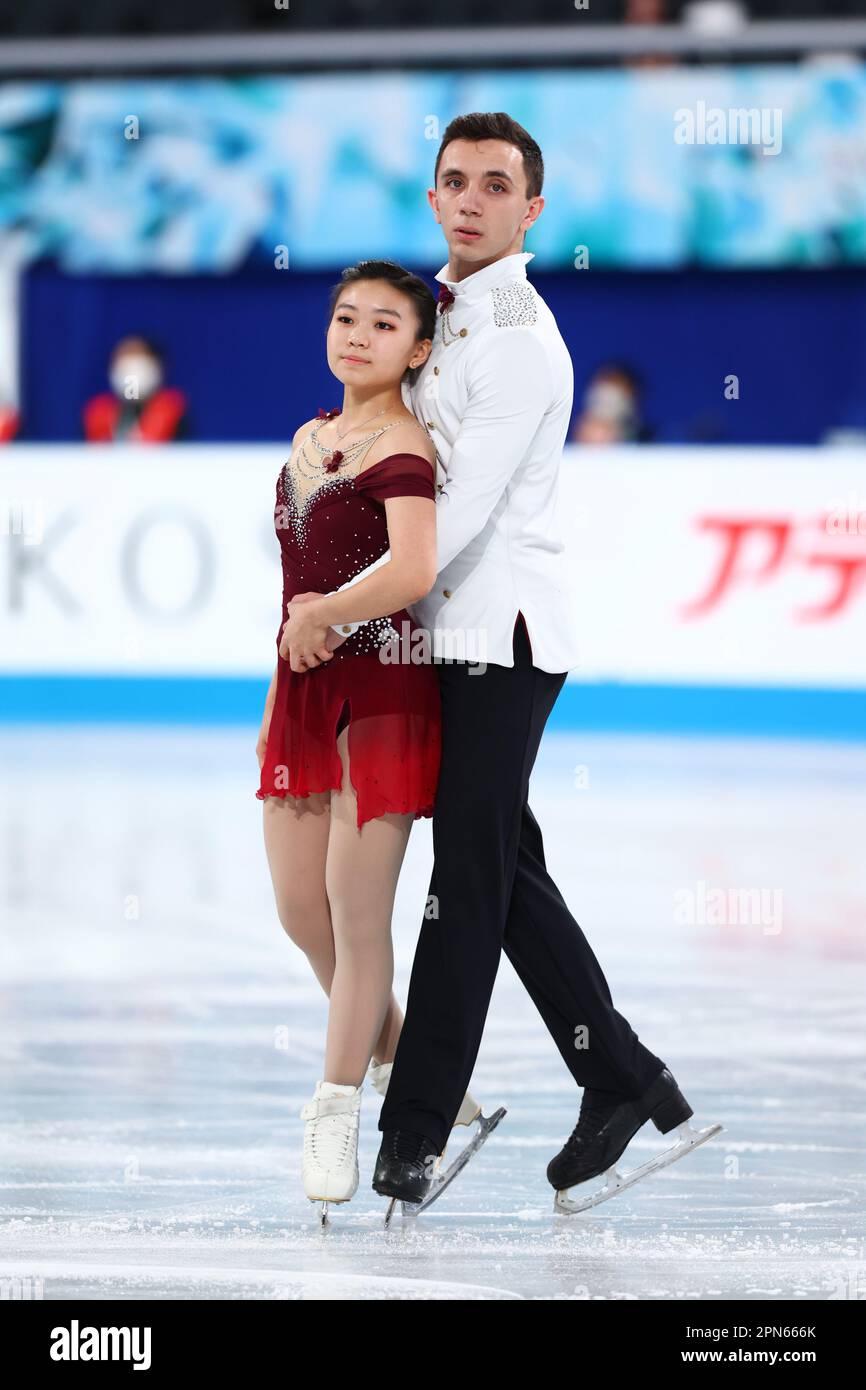 Tokyo, Giappone. 14th Apr, 2023. CHO Hyejin & Steven Adcock (KOR) Skating di Figura : ISU World ...