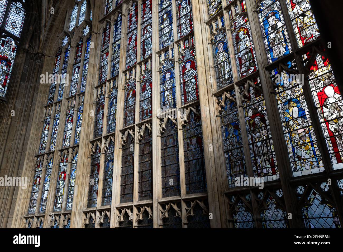 Gloucester, Regno Unito. 13th aprile 2023. La famosa East Window della ...