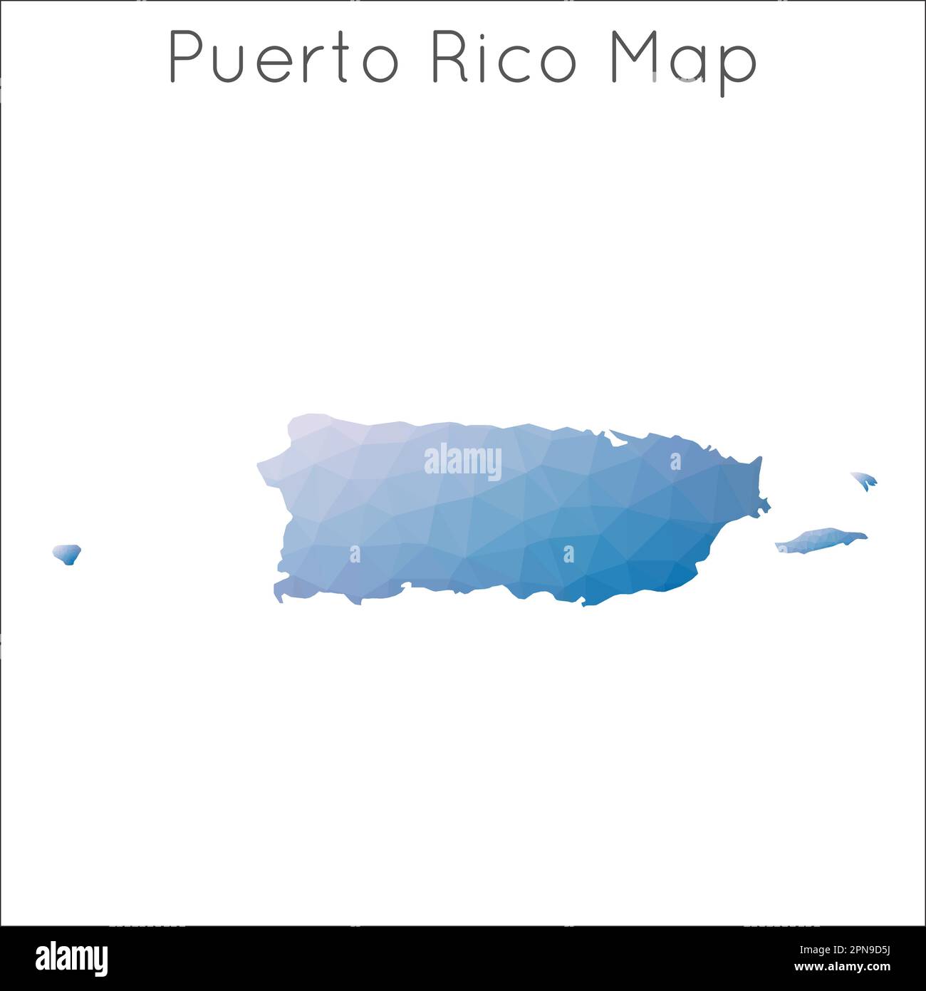 Mappa di porto rico Immagini Vettoriali Stock - Alamy