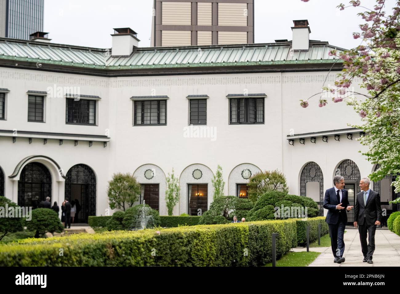U.S. Secretary of State Antony Blinken, left, and U.S. Ambassador to ...