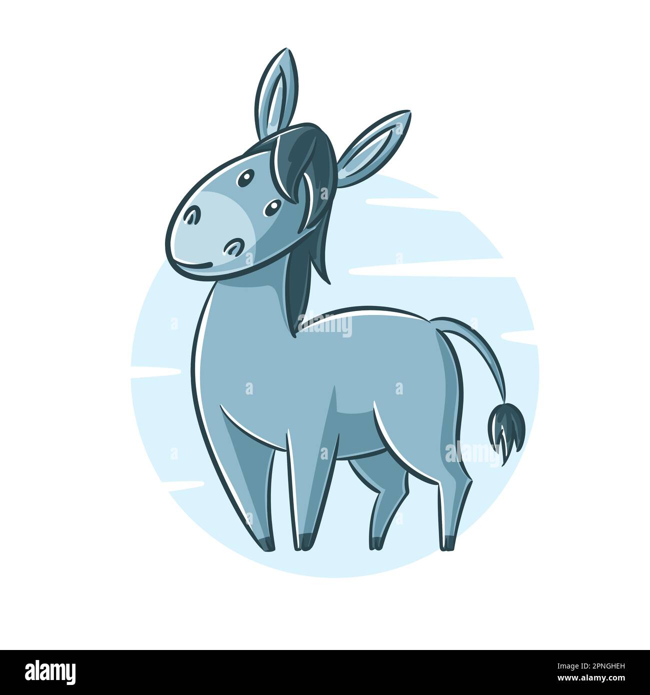 Asinello disegno Immagini Vettoriali Stock - Alamy