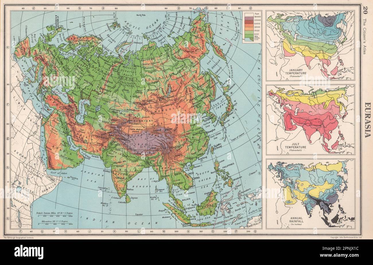 Eurasia map immagini e fotografie stock ad alta risoluzione - Alamy