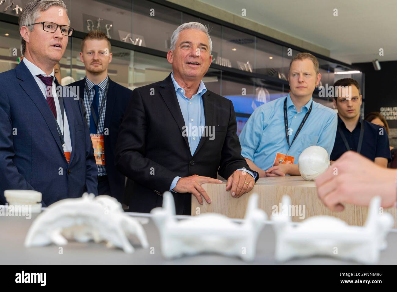 Società di tecnologia medica KLS Martin Group, a sinistra Christian Leibinger, Managing Partner ...