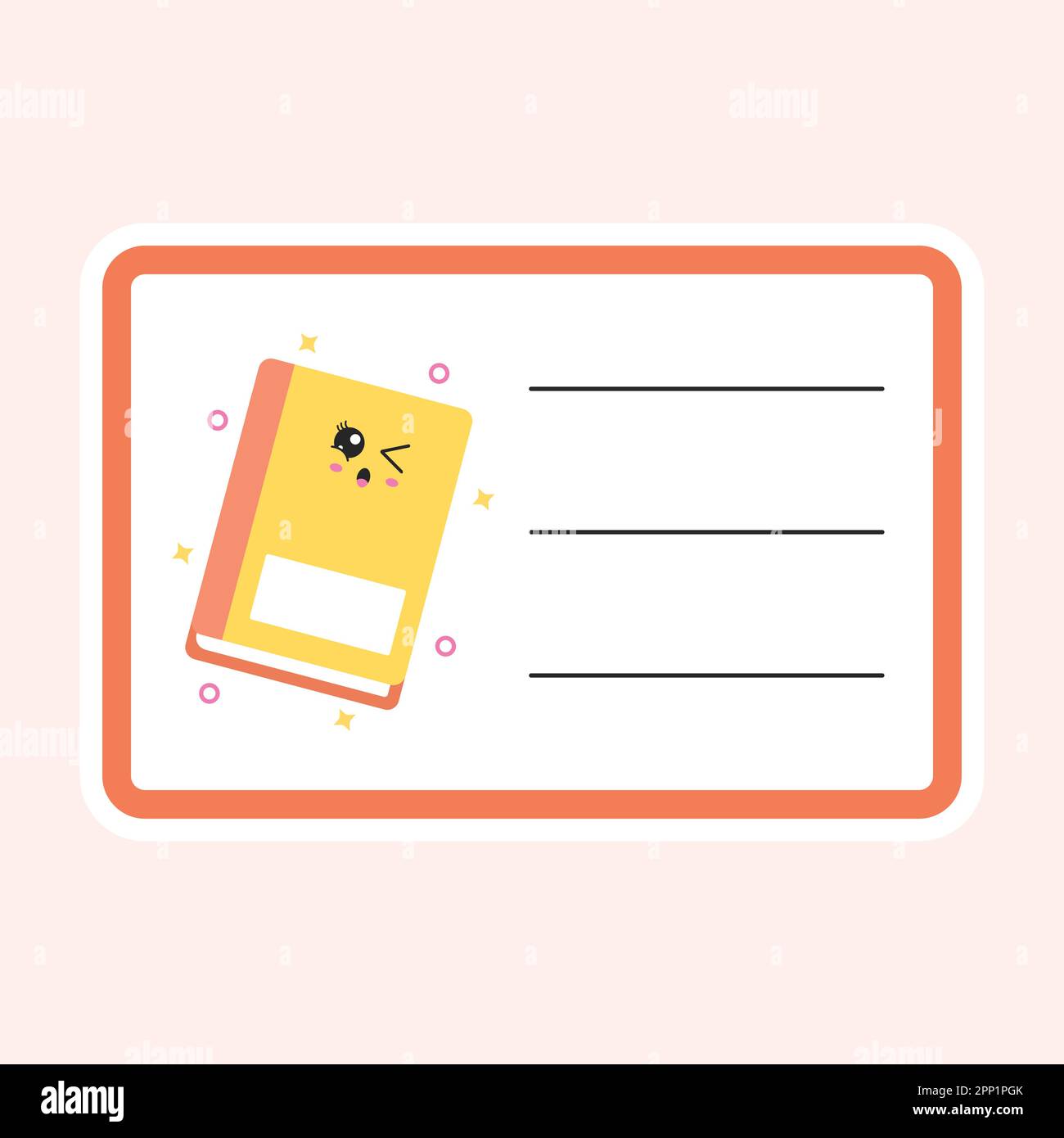 Quaderno cartoon Immagini Vettoriali Stock - Alamy