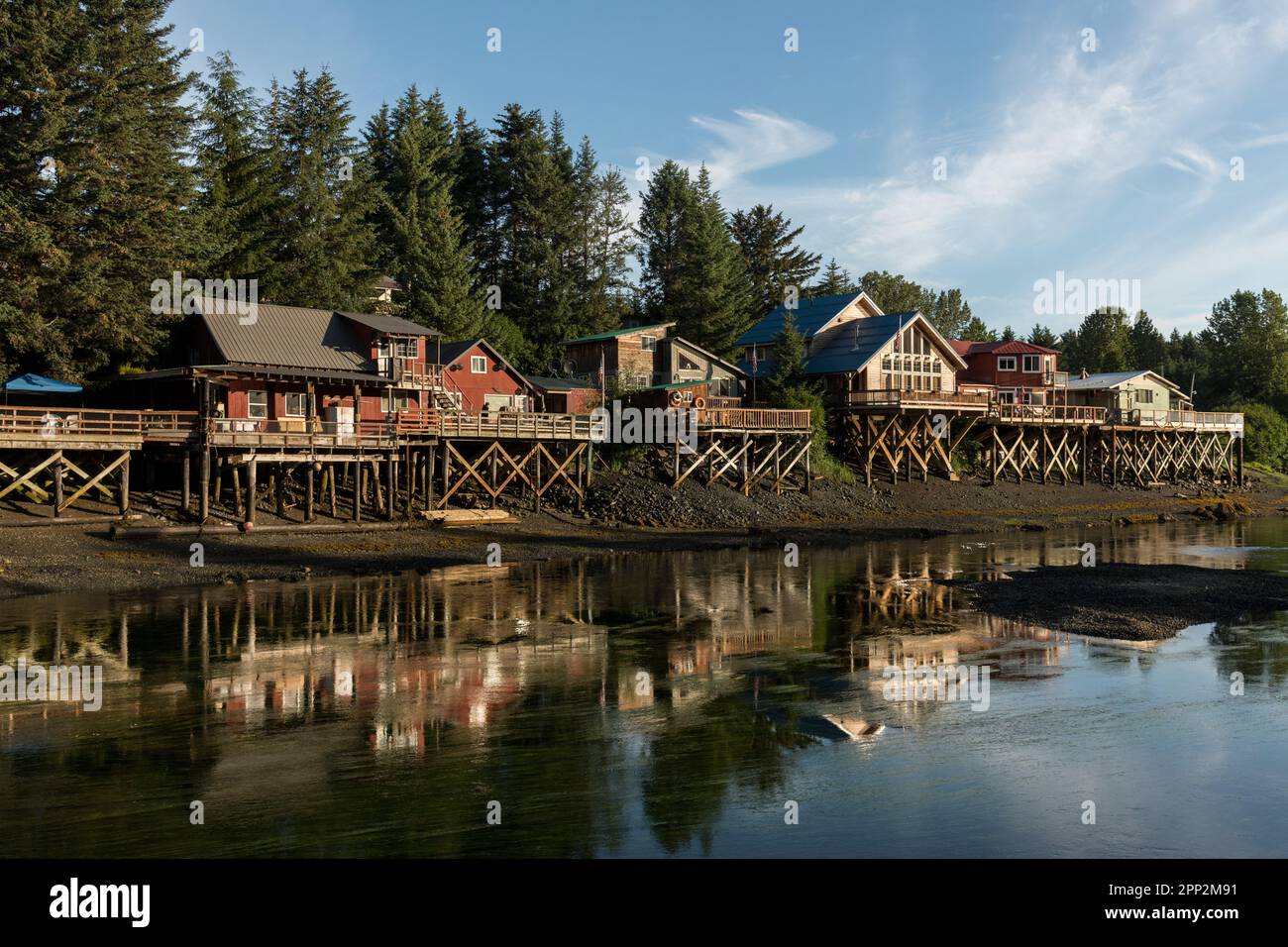 Kachemak baia seldovia slough immagini e fotografie stock ad alta ...
