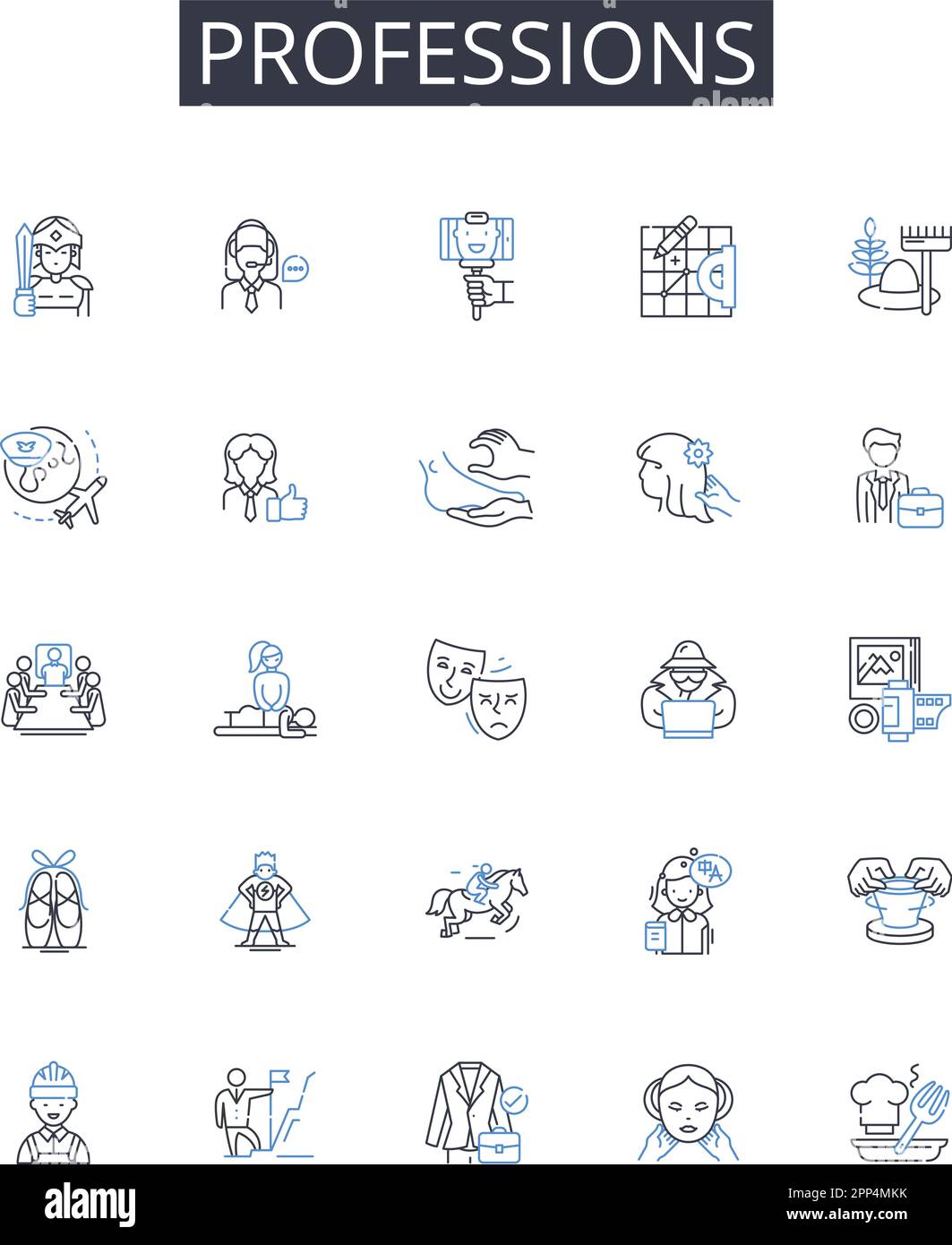 Profesionales del sector Immagini Vettoriali Stock - Alamy