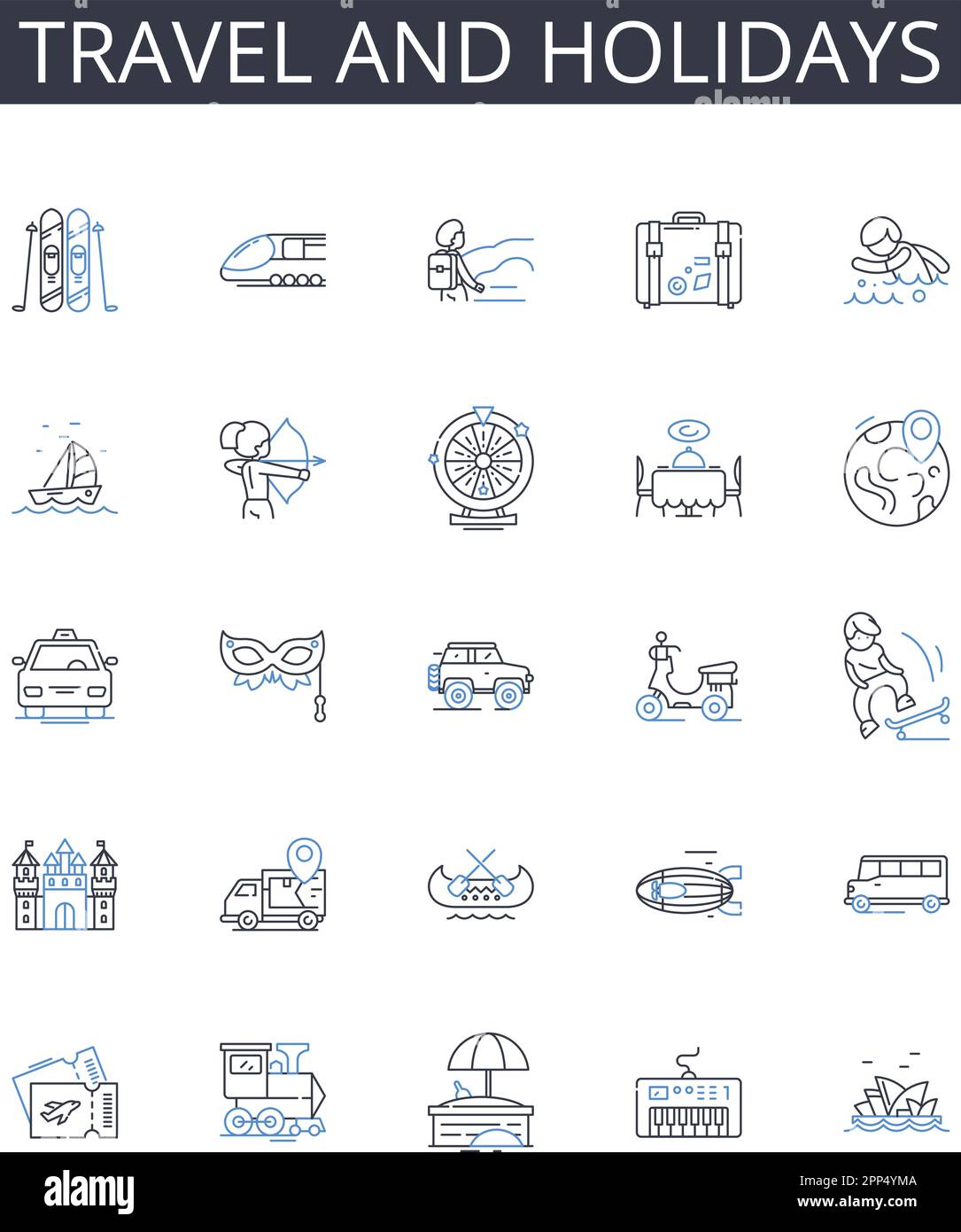 Escursione di pesca Immagini Vettoriali Stock - Alamy