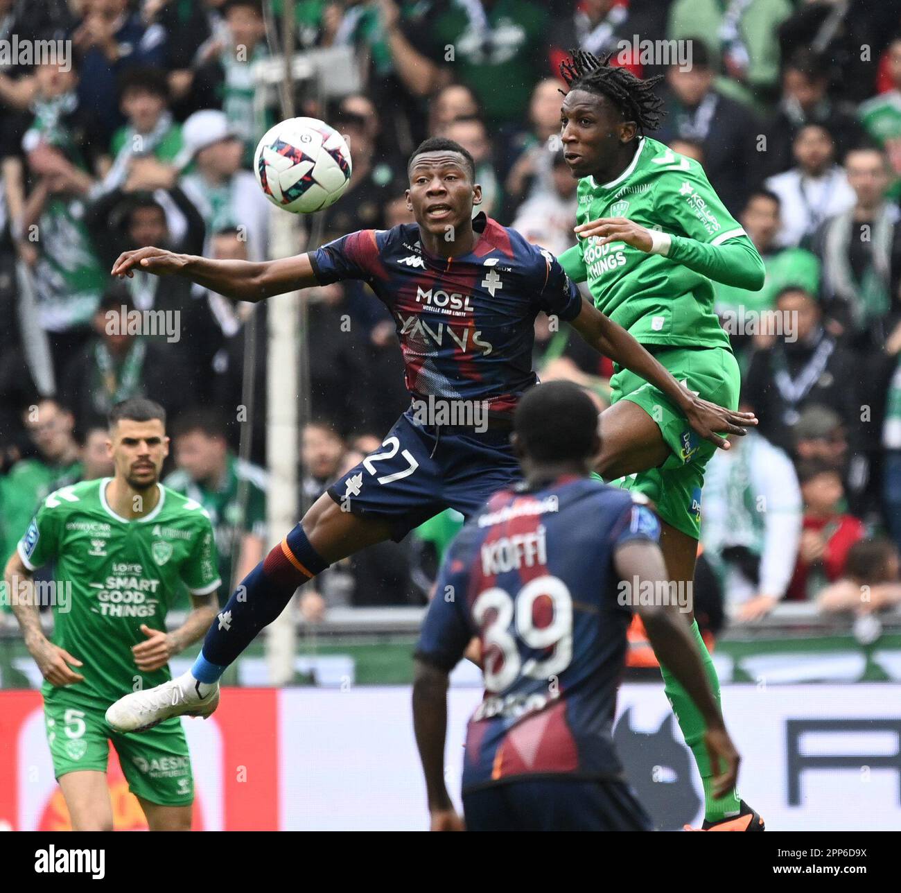 ©PHOTOPQR/LE PROGRES/Charly JURINE Pro - Saint-Étienne 22/04/2023 ...