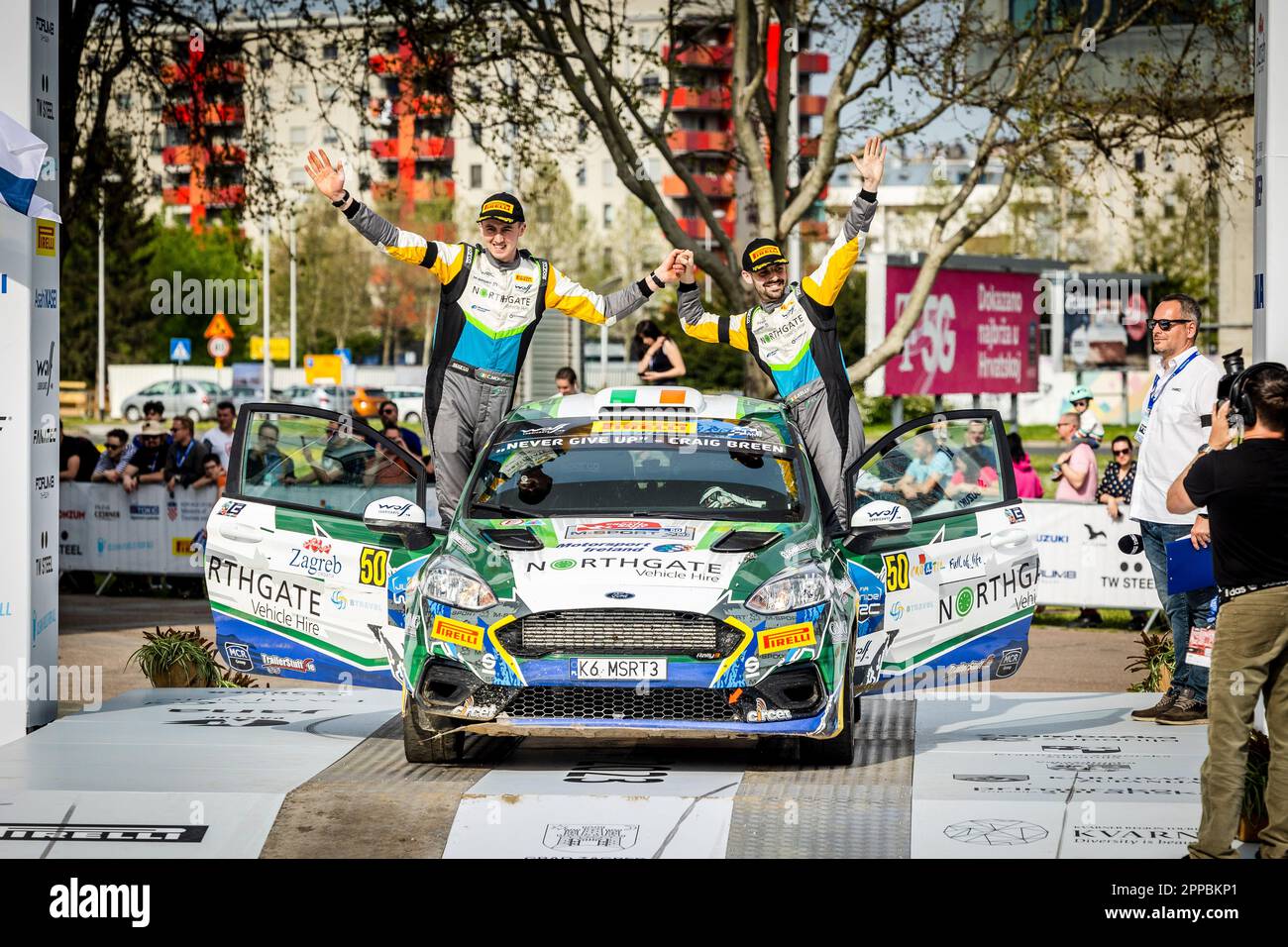 Zagabria, Croazia. 23rd Apr, 2023. KELLY Eamonn (IRL), FORD Fiesta ...