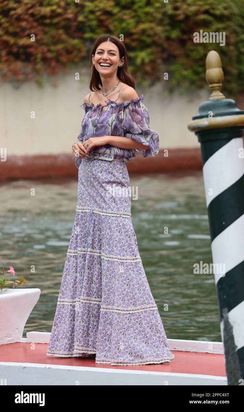 VENEZIA, ITALIA - 08 SETTEMBRE: Laura Barth arriva all'Hotel Excelsior ...