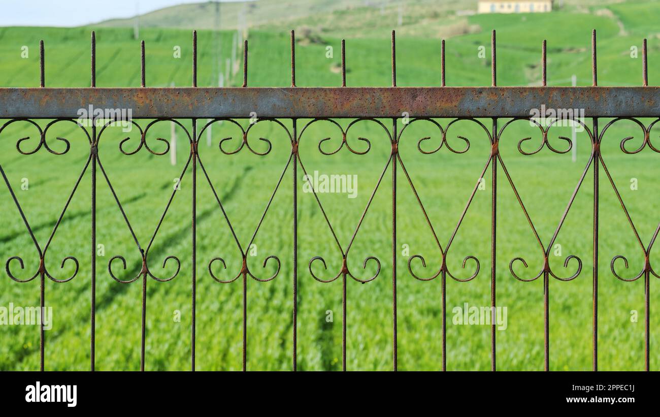 Cancello decorativo in una campagna immagini e fotografie stock ad alta ...