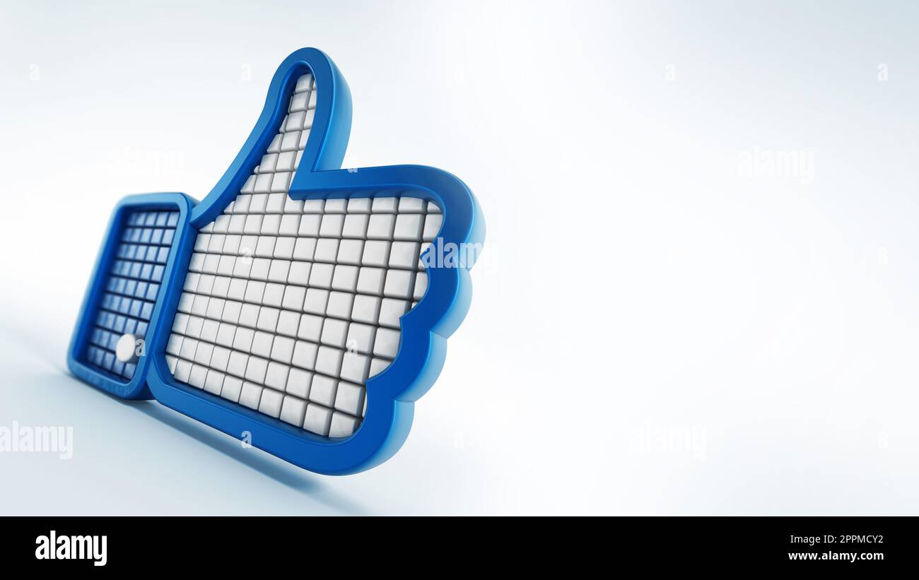 Illustrazione del pollice in alto simbolo immagini e fotografie stock ...