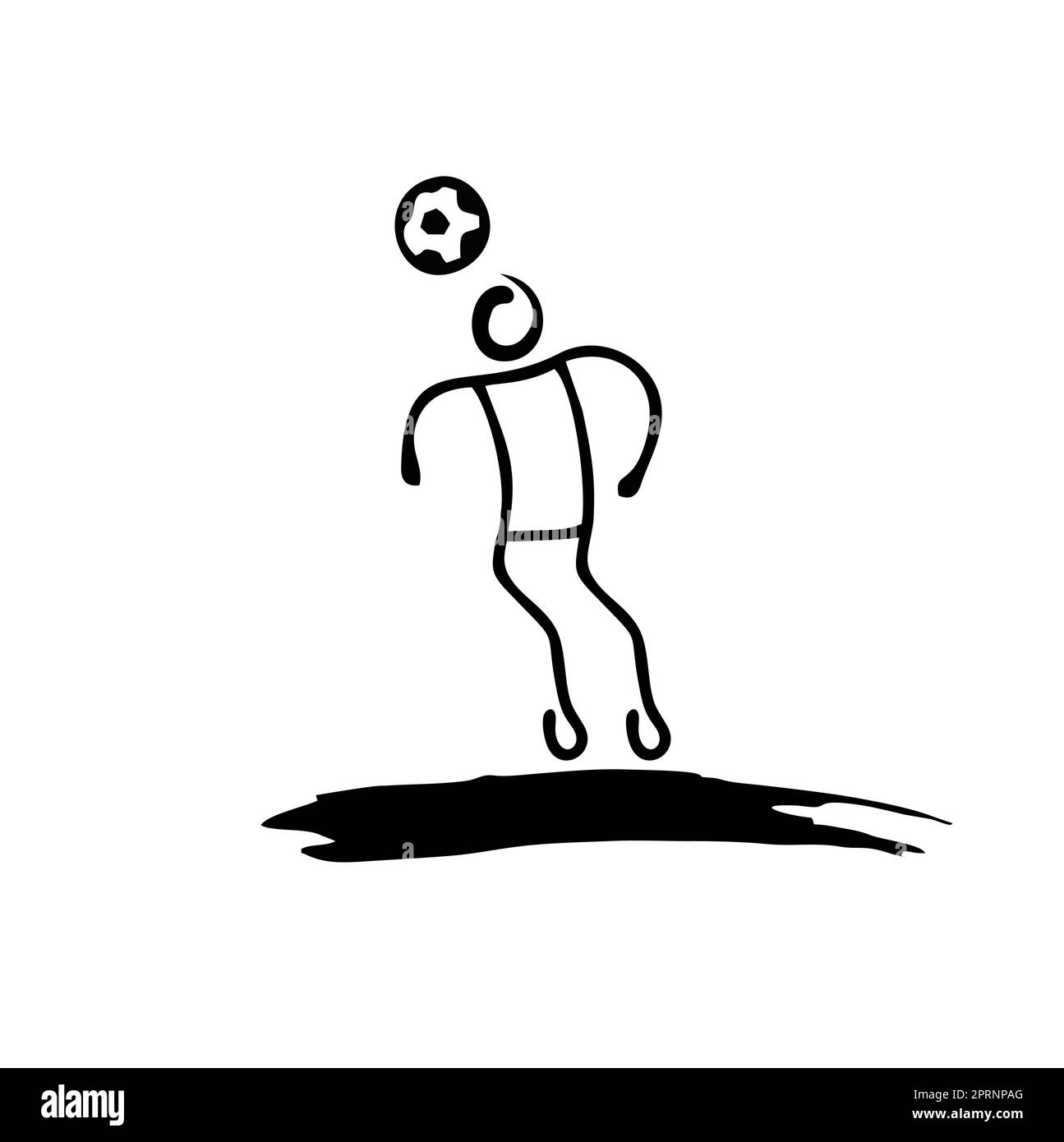 Stickman drawing Foto e Immagini Stock in Bianco e Nero - Alamy