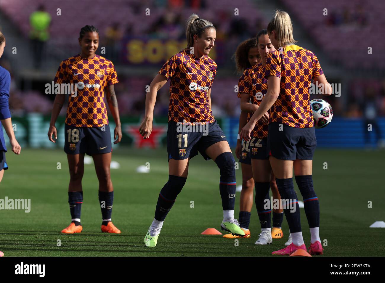 BRCELONA, SPAGNA - 27 APRILE: Alexia Putellas del FC Barcelona durante ...